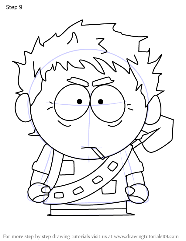 How to Draw Christophe from South Park (South Park) Step by Step ...