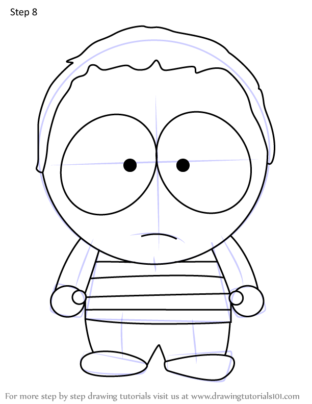 How to Draw Conner Davis from South Park (South Park) Step by Step ...