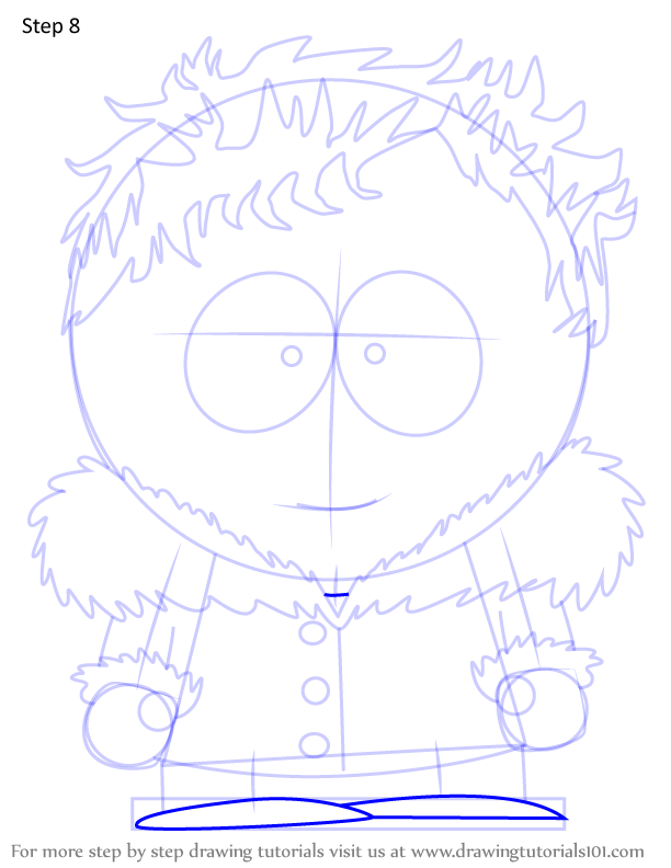 How to Draw Connor from South Park (South Park) Step by Step | DrawingTutorials101.com