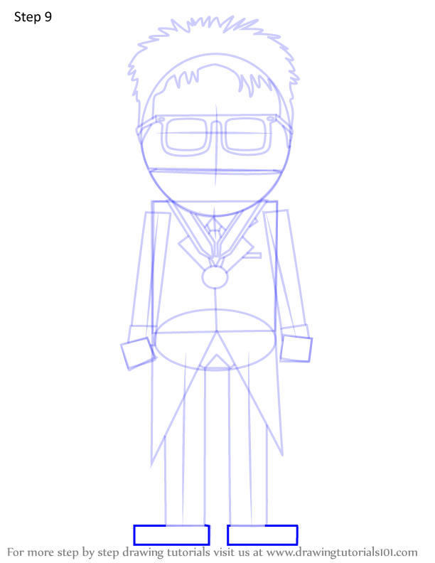 How to Draw Corey Hart from South Park (South Park) Step by Step ...