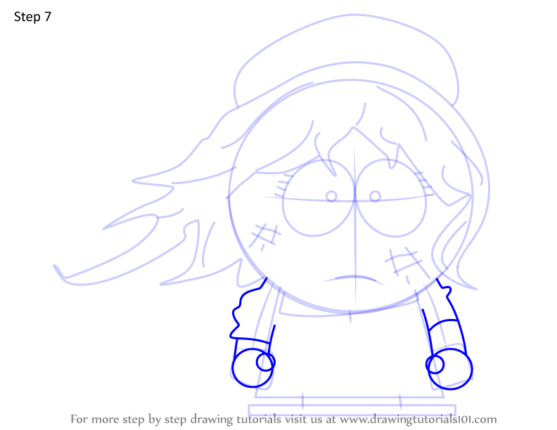 How to Draw Cosette from South Park (South Park) Step by Step ...