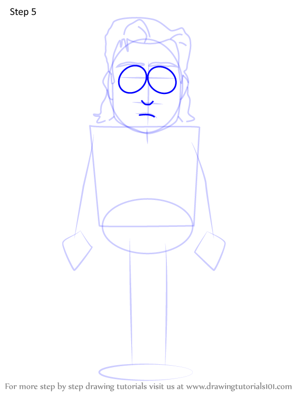 How to Draw Eric Roberts from South Park (South Park) Step by Step ...