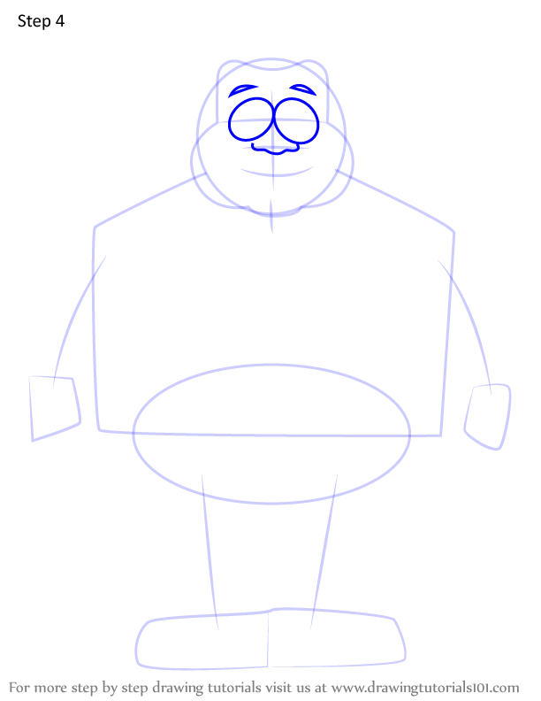 How to Draw Fat Abbott from South Park (South Park) Step by Step ...