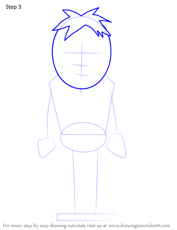 How to Draw Future Butters from South Park (South Park) Step by Step ...