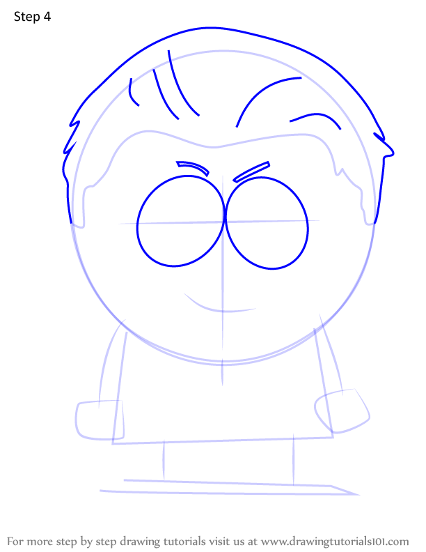 How to Draw Gavin Throttle from South Park (South Park) Step by Step ...