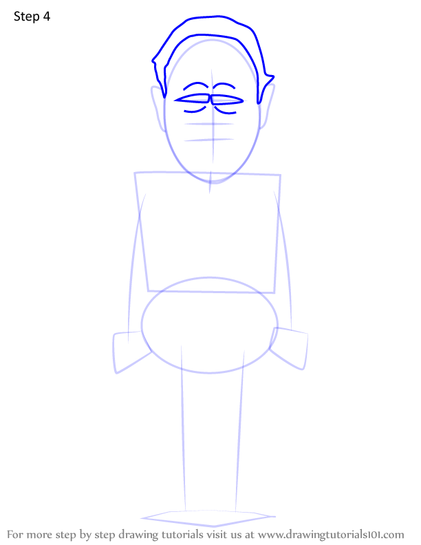 How to Draw Gene Hackman from South Park (South Park) Step by Step ...
