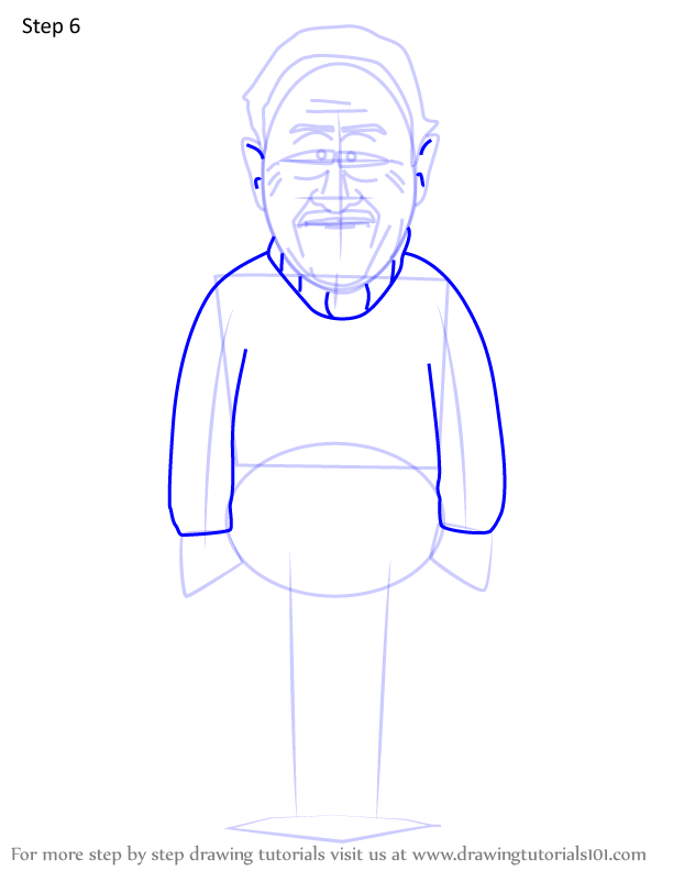 How to Draw Gene Hackman from South Park (South Park) Step by Step ...