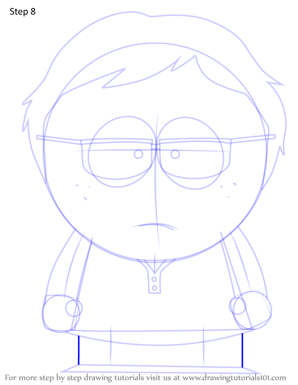 How to Draw Henry Kline from South Park (South Park) Step by Step ...