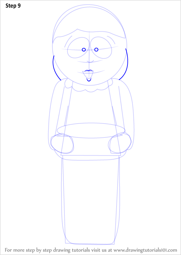 How to Draw Liane Cartman from South Park (South Park) Step by Step ...