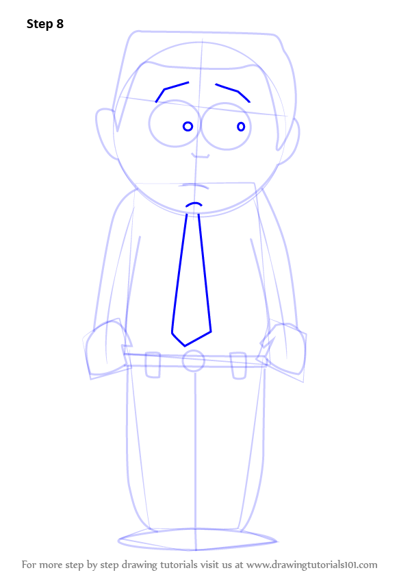 How to Draw Stephen Stotch from South Park (South Park) Step by Step ...
