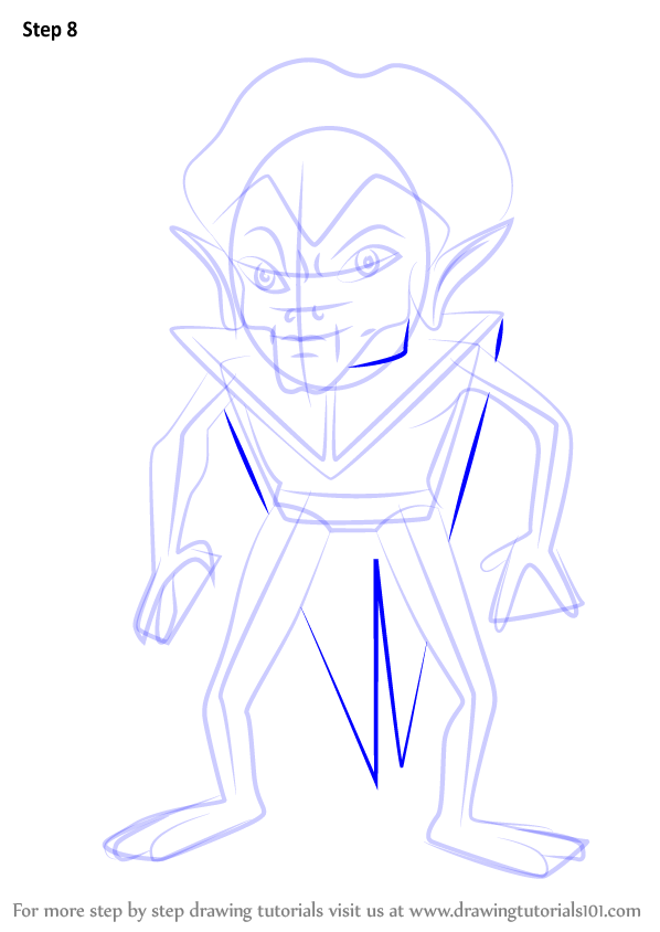 How to Draw Creature King from Space Ghost (Space Ghost) Step by Step ...