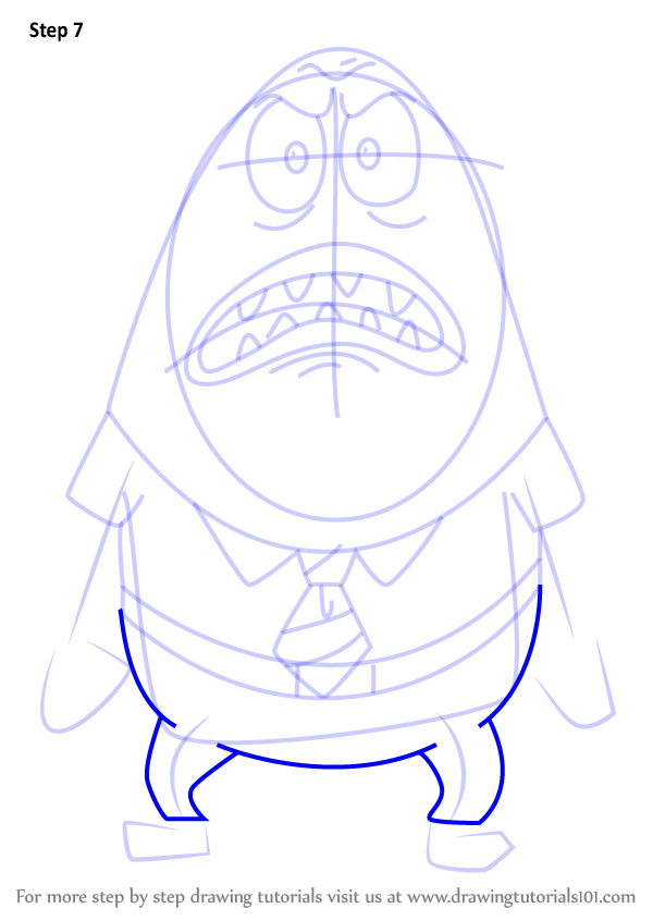 How to Draw Angry Jack from SpongeBob SquarePants (SpongeBob ...