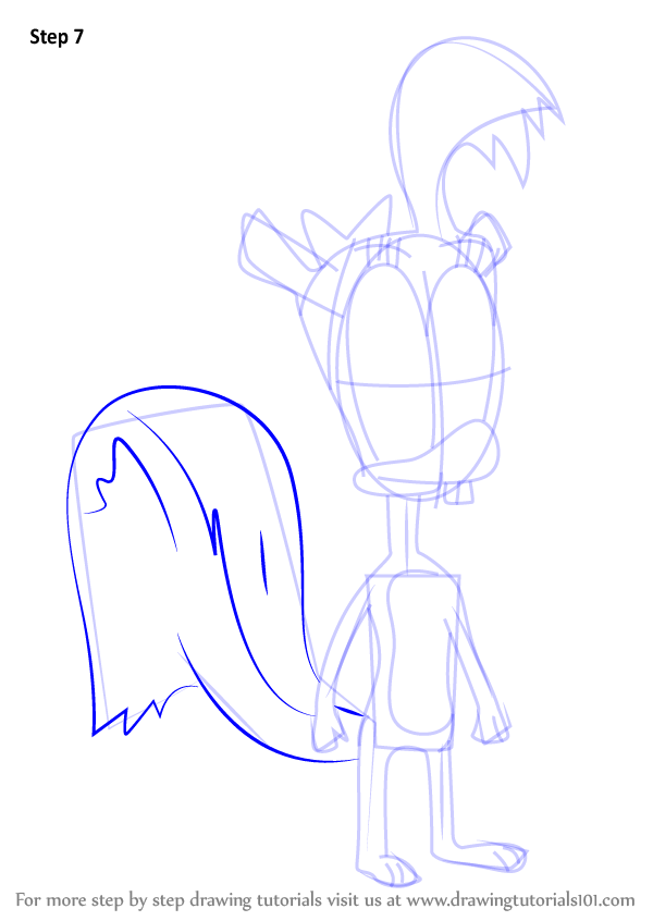How to Draw Darlene from Squirrel Boy (Squirrel Boy) Step by Step ...