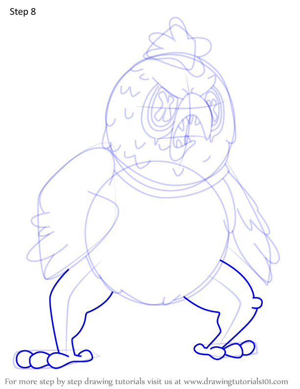 How to Draw Big Chicken from Star vs the Forces of Evil (Star vs. the ...