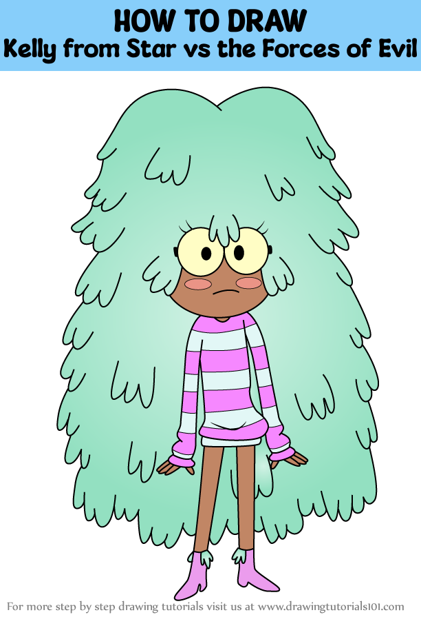 How to Draw Kelly from Star vs the Forces of Evil (Star vs. the Forces ...
