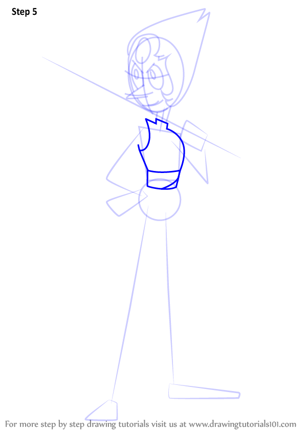 How to Draw New Pearl from Steven Universe (Steven Universe) Step by ...