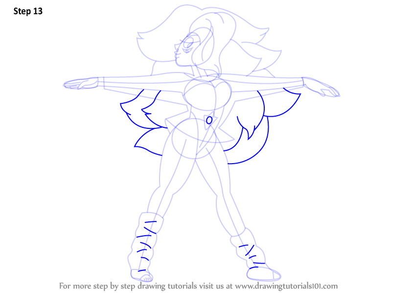 How to Draw Rainbow Quartz from Steven Universe (Steven Universe) Step ...