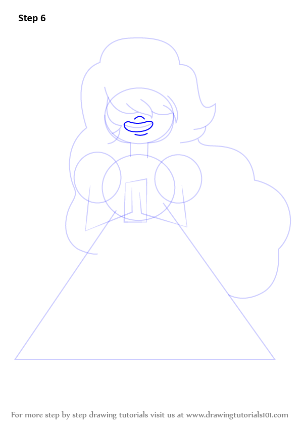 How to Draw Sapphire from Steven Universe (Steven Universe) Step by ...