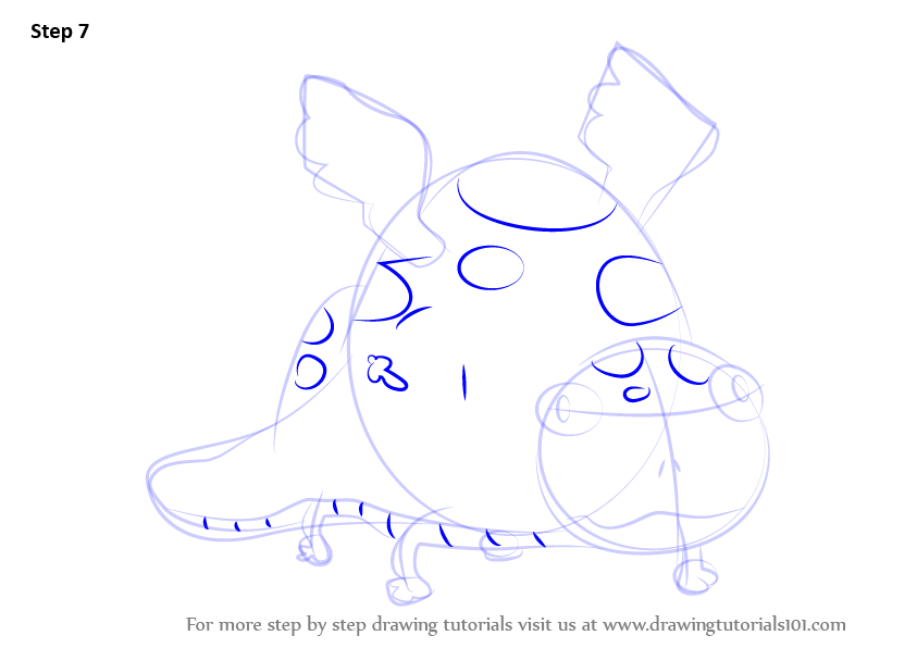 How to Draw Wind Lizard from Steven Universe (Steven Universe) Step by ...