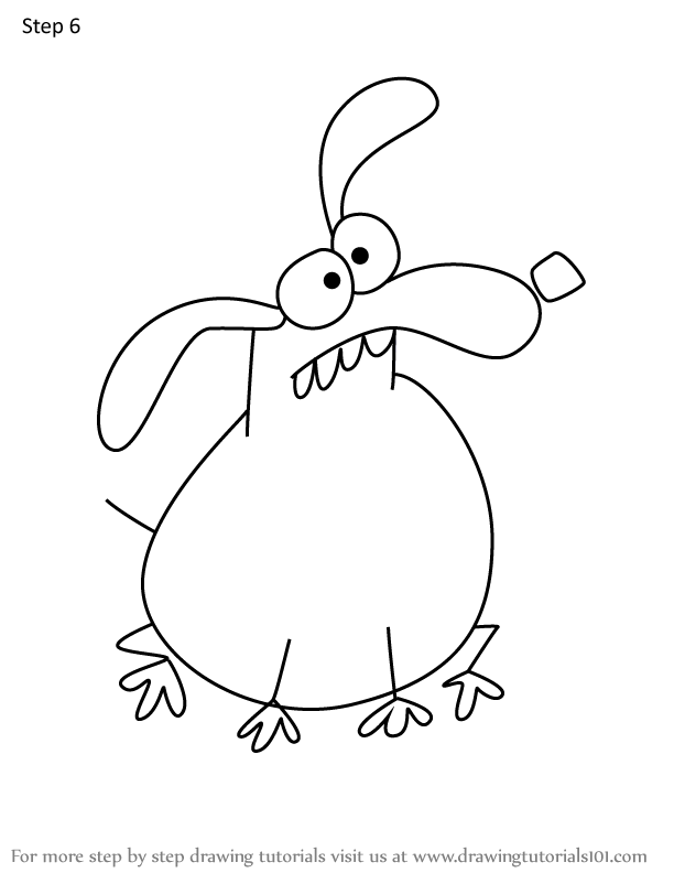 How to Draw Frank from Stickin' Around (Stickin' Around) Step by Step ...