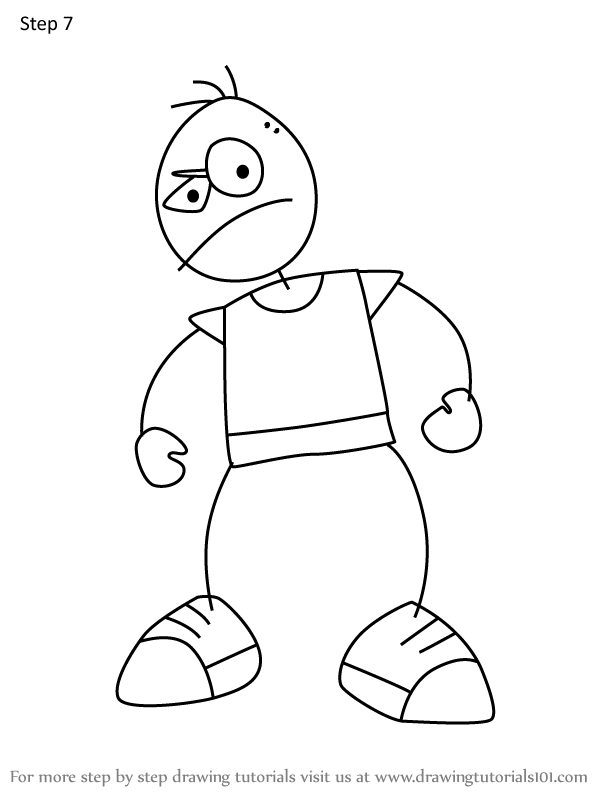 How to Draw Lance from Stickin' Around (Stickin' Around) Step by Step ...