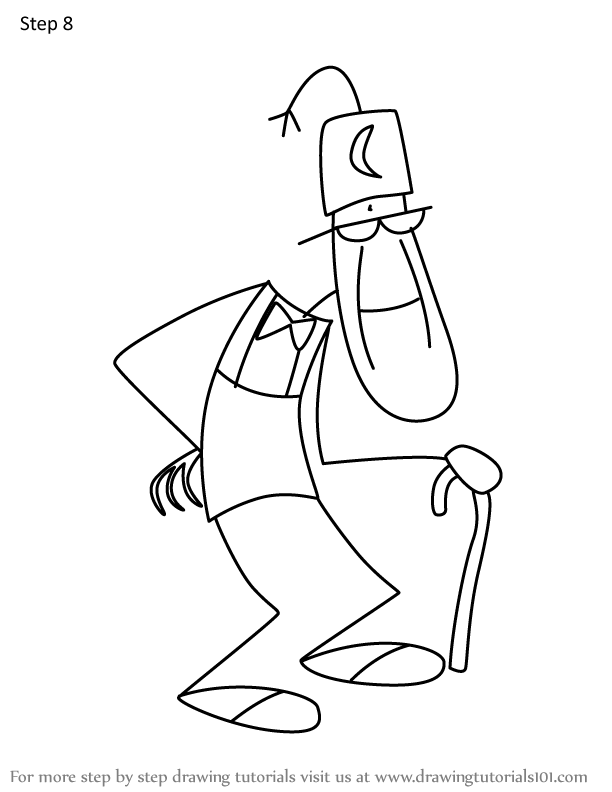 How to Draw Mr. Doddler from Stickin' Around (Stickin' Around) Step by ...