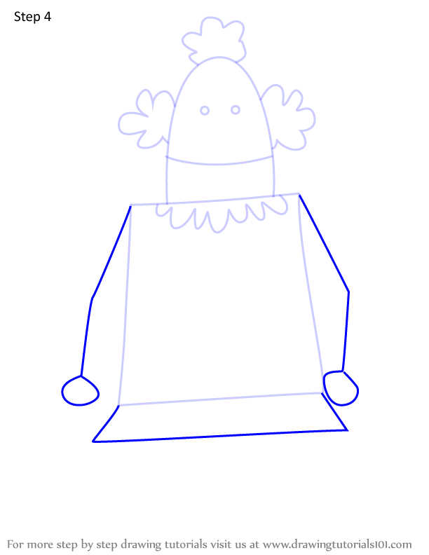 How to Draw Mrs. Salazar from Stickin' Around (Stickin' Around) Step by ...