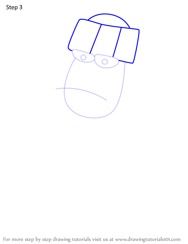 How to Draw Russell from Stickin' Around (Stickin' Around) Step by Step ...