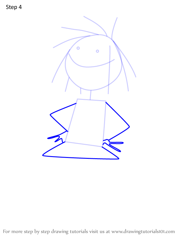 How to Draw Stacy Stickler from Stickin' Around (Stickin' Around) Step ...