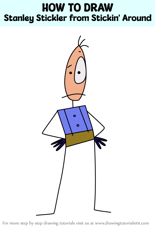 How to Draw Stanley Stickler from Stickin' Around (Stickin' Around ...