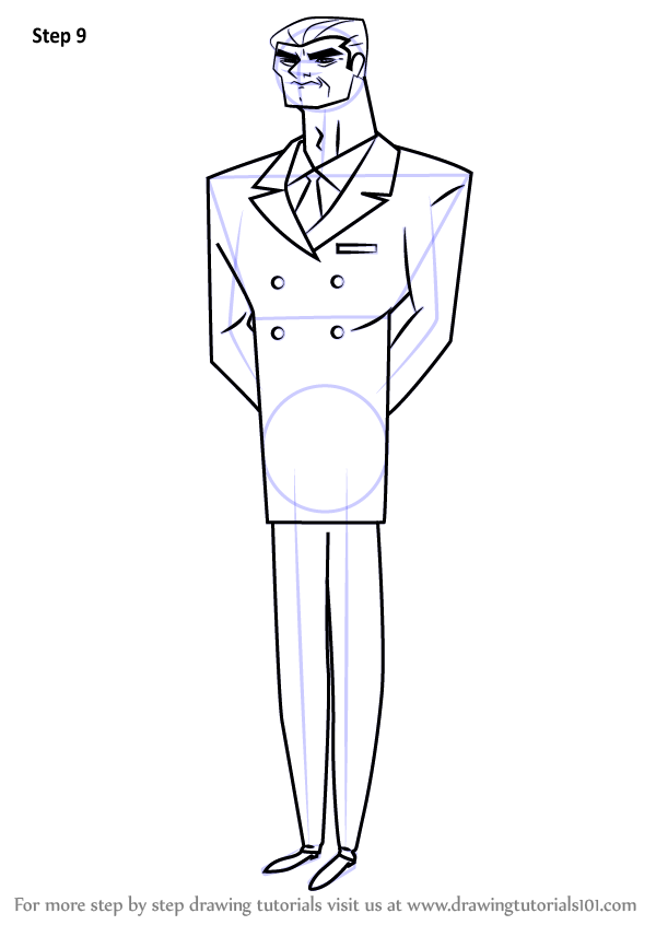 How to Draw Mr. Ridgemount from Stoked (Stoked) Step by Step ...