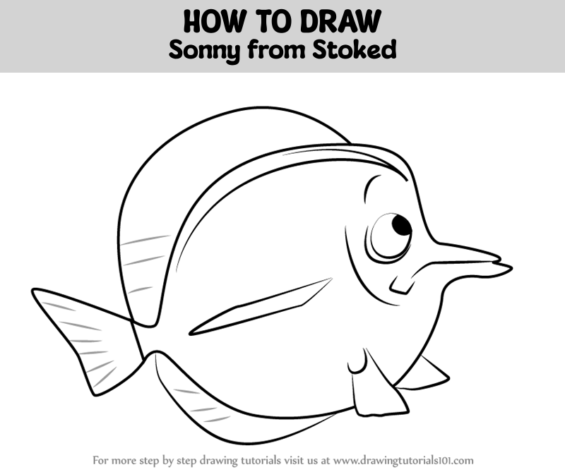 How to Draw Sonny from Stoked (Stoked) Step by Step ...