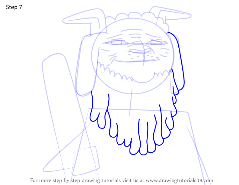 How to Draw Bearded Sheep from Summer Camp Island (Summer Camp Island ...