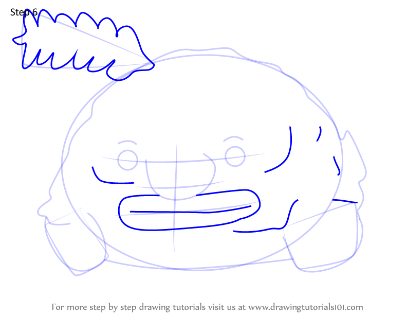 How to Draw Blobfish from Summer Camp Island (Summer Camp Island) Step by Step ...