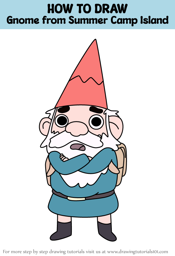 How to Draw Gnome from Summer Camp Island (Summer Camp Island) Step by ...