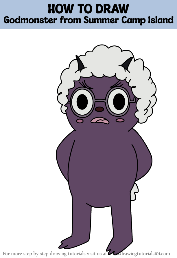 How to Draw Godmonster from Summer Camp Island (Summer Camp Island ...