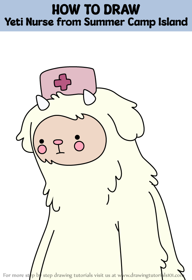 How to Draw Yeti Nurse from Summer Camp Island (Summer Camp Island ...