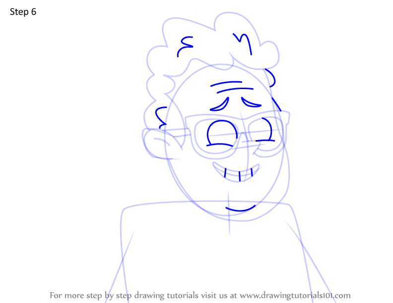 How to Draw Museum Director from Supernoobs (Supernoobs) Step by Step ...