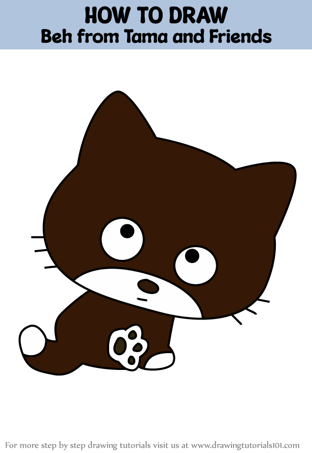 How to Draw Beh from Tama and Friends (Tama and Friends) Step by Step ...