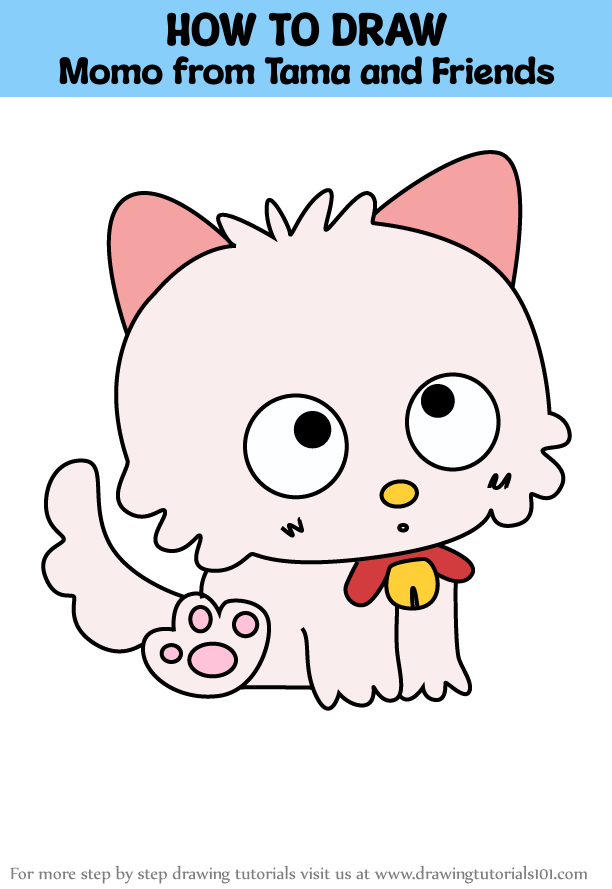 How to Draw Momo from Tama and Friends (Tama and Friends) Step by Step ...