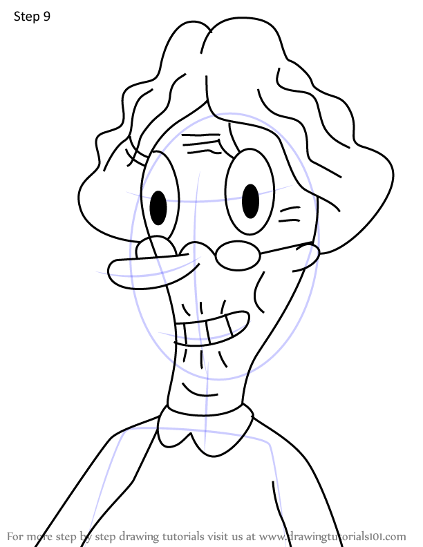 How to Draw Grandma Rose from Teacher's Pet (Teacher's Pet) Step by ...
