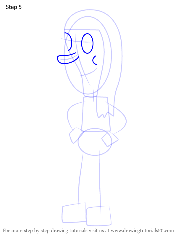 How to Draw Leslie Dunkling from Teacher's Pet (Teacher's Pet) Step by ...