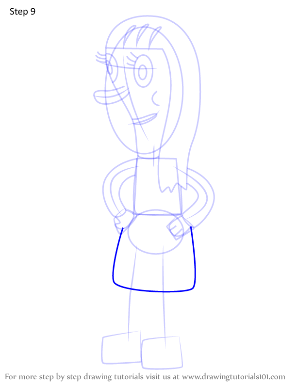 How to Draw Leslie Dunkling from Teacher's Pet (Teacher's Pet) Step by ...