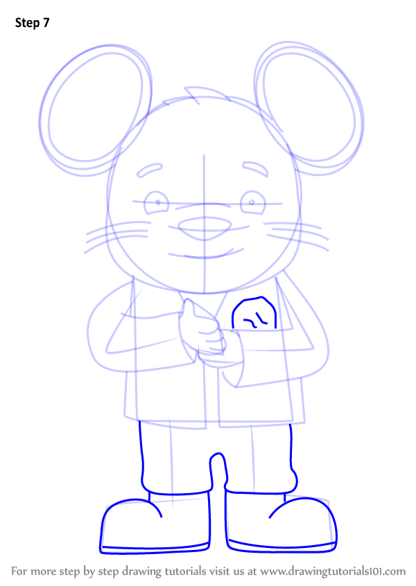 How to Draw DoorMouse from Team Umizoomi (Team Umizoomi) Step by Step ...