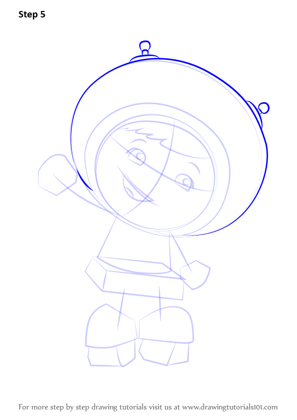How to Draw Geo from Team Umizoomi (Team Umizoomi) Step by Step ...
