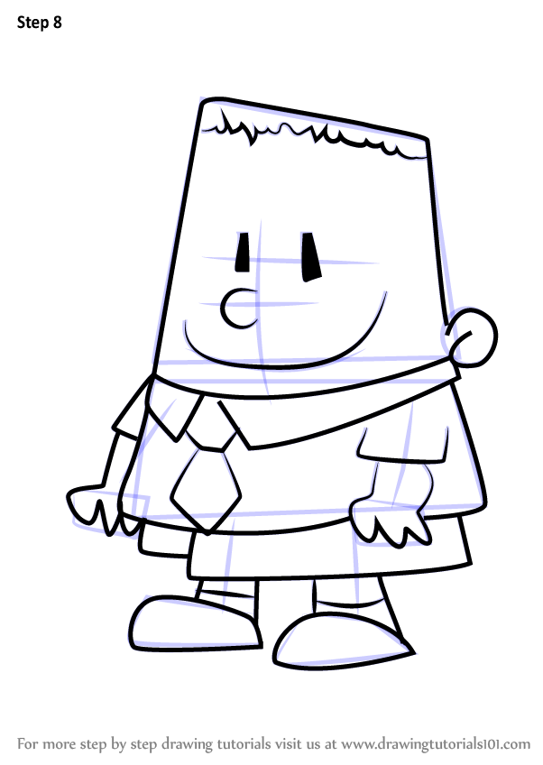 How to Draw George Beard from The Adventures of Captain Underpants (The ...