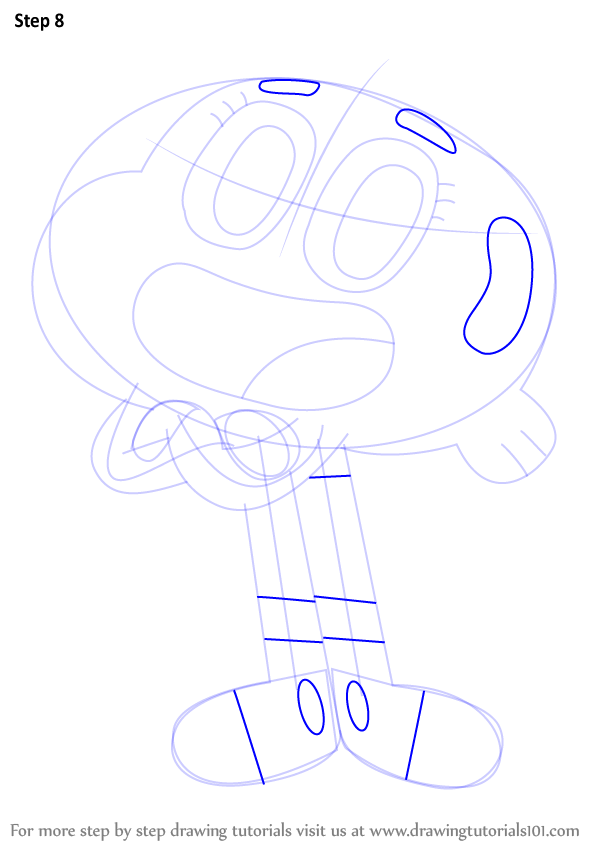 How to Draw Darwin Watterson from The Amazing World of Gumball (The Amazing World of Gumball ...