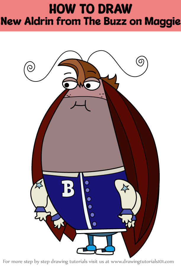 How to Draw New Aldrin from The Buzz on Maggie (The Buzz on Maggie ...