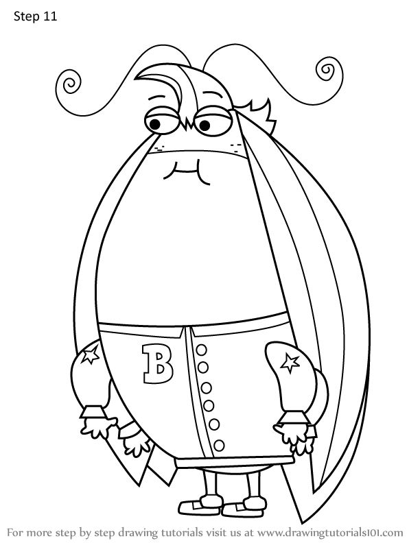 How to Draw New Aldrin from The Buzz on Maggie (The Buzz on Maggie ...