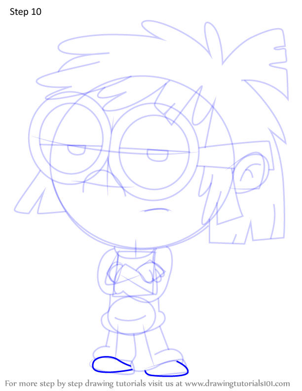 How to Draw Lisa Loud from The Casagrandes (The Casagrandes) Step by ...